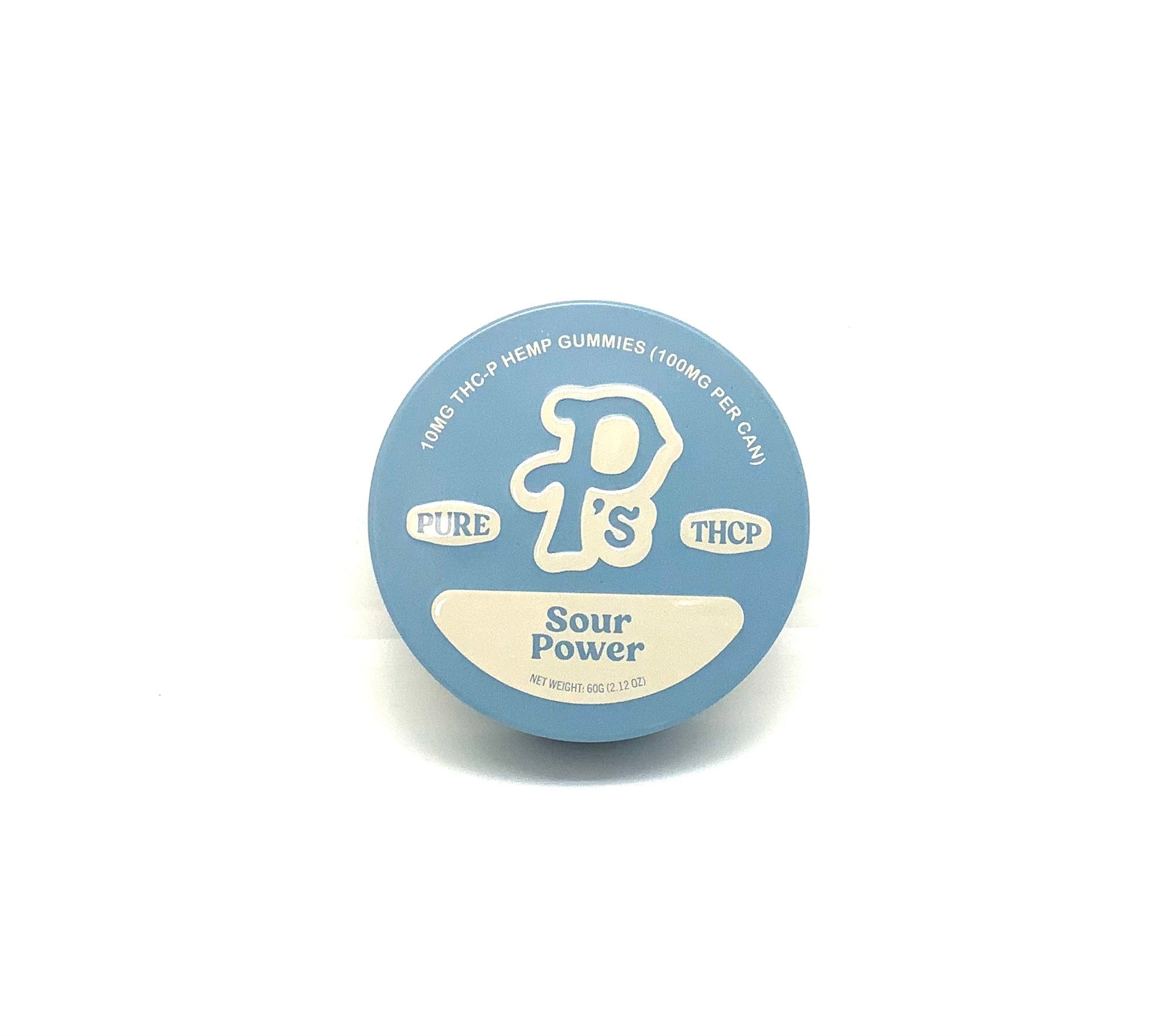 Pushin P Gummies 100mg Tin- Sour Power | Cumberland Cannabis Co.